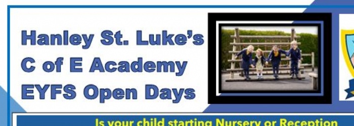 Hanley St Luke's CofE Academy - EYFS Open Day